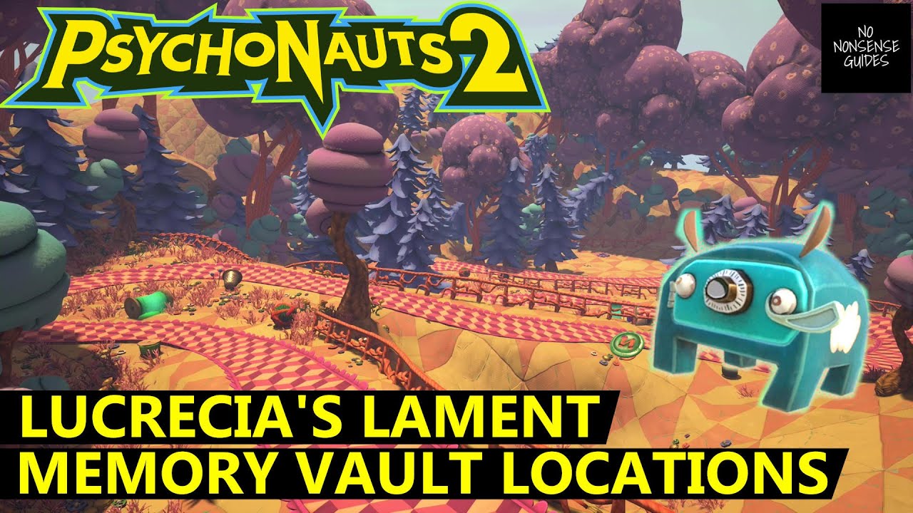 Psychonauts 2 Lucrecia's Lament Memory Vault Locations - YouTube