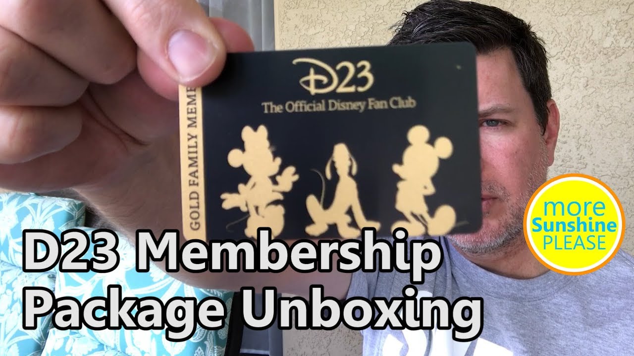 D23 Membership Package Unboxing - YouTube