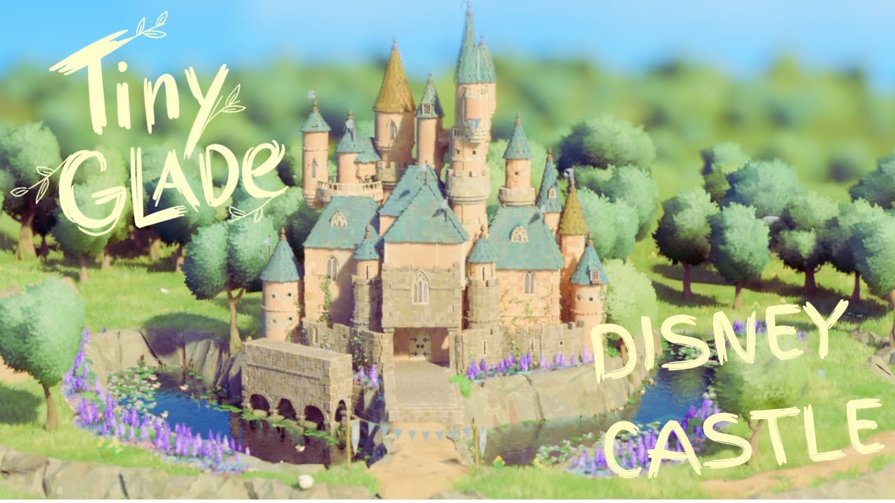 I built a Disney Castle in Tiny Glade! - YouTube