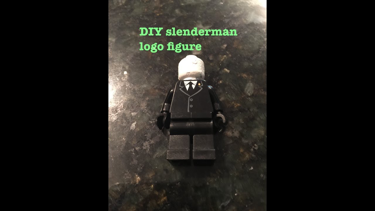 DIY SLENDERMAN LEGO FIGURE!! - YouTube