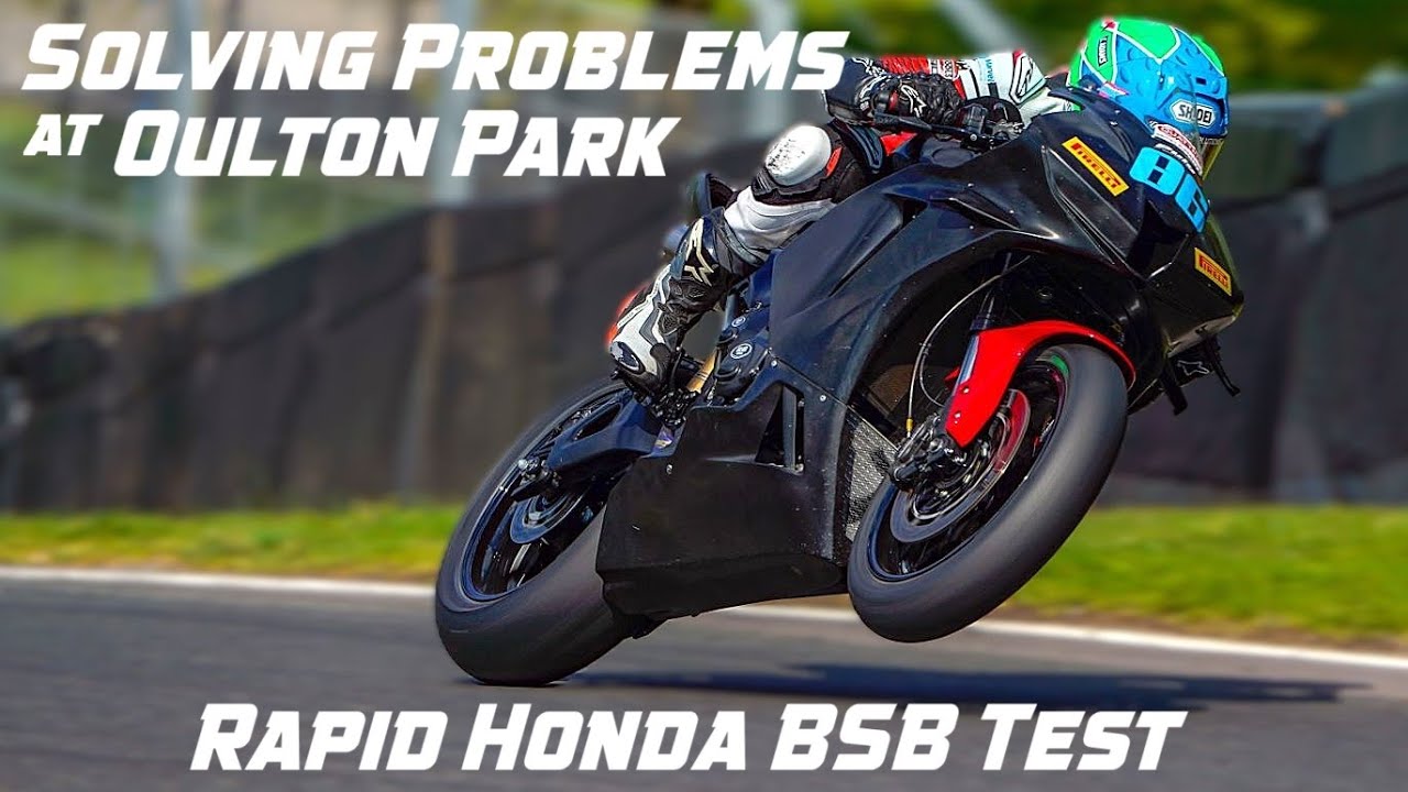 Solving Problems Oulton Park BSB test with Rapid Honda. - YouTube