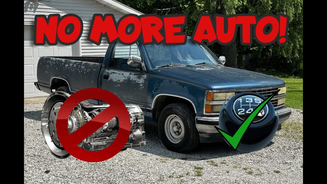5 Speed Swapping OBS Chevy - YouTube
