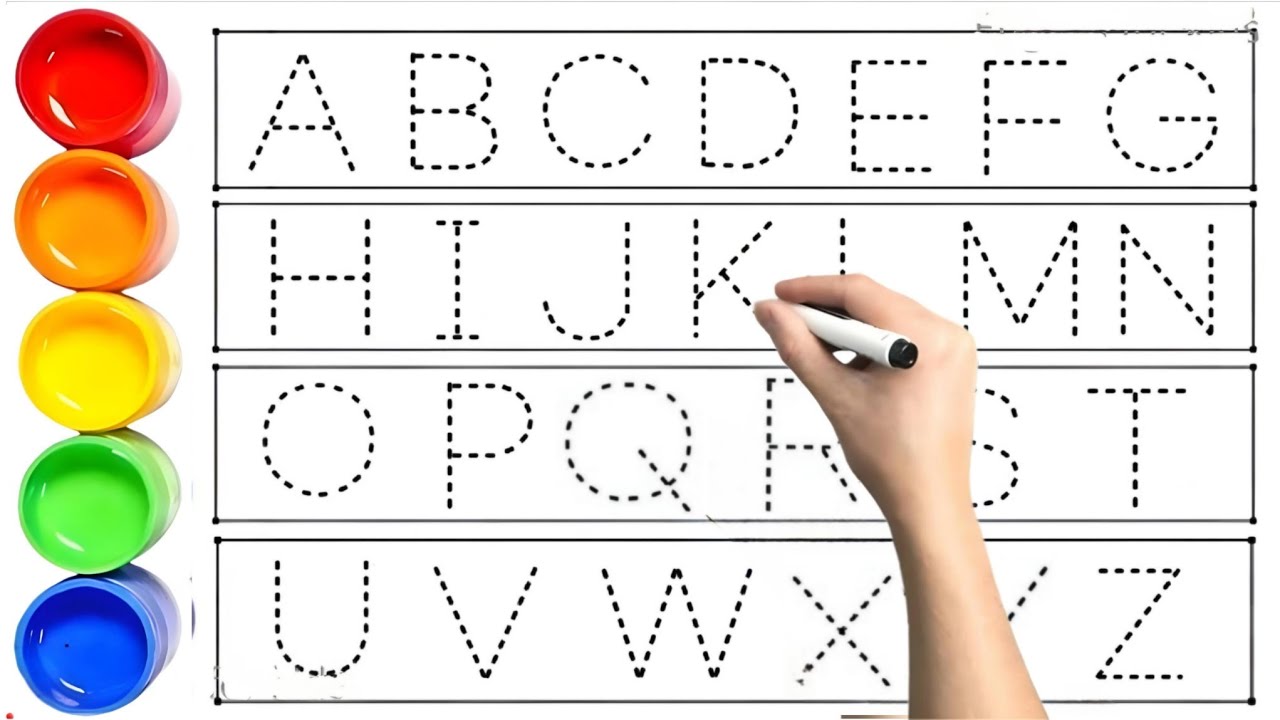 Alphabet, ABC song, ABCD, A to Z, Kids rhymes, collection for writing ...