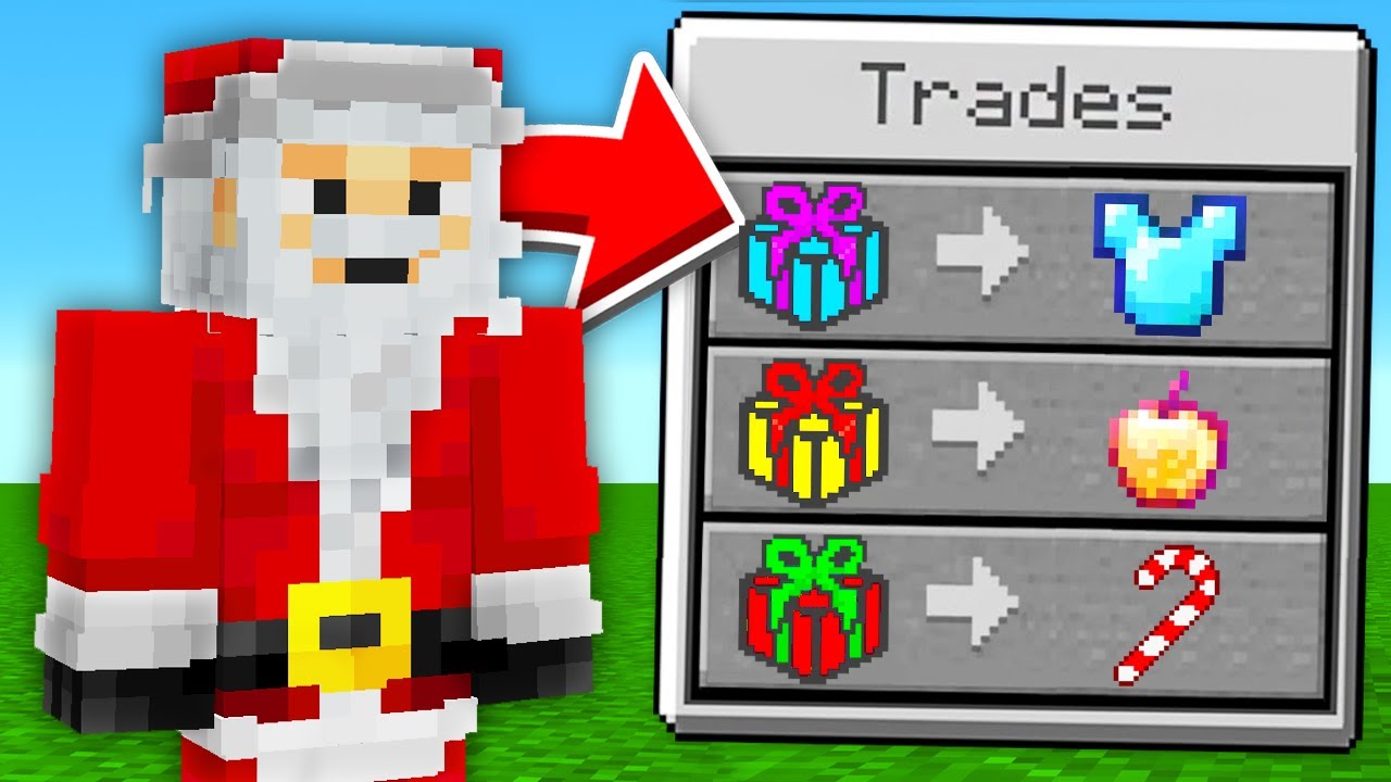 Minecraft, But Santa Trades OP Items... - YouTube