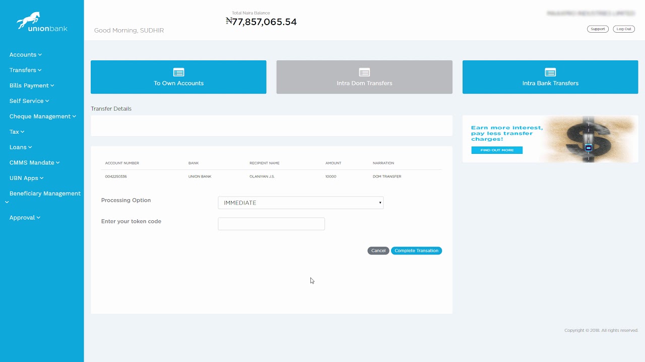 Domiciliary transfer - YouTube