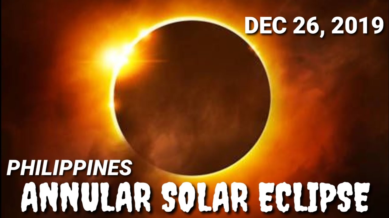 ANNULAR SOLAR ECLIPSE DEC 26 2019 - YouTube