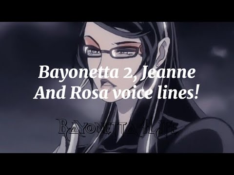 Bayonetta 2 character voice lines! - YouTube