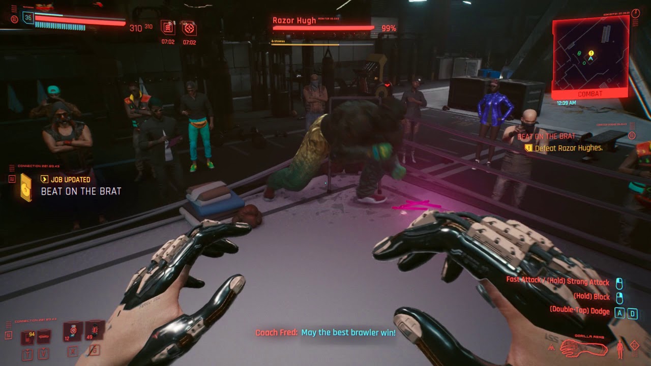 Cyberpunk 2077 All Boxing Fights - YouTube