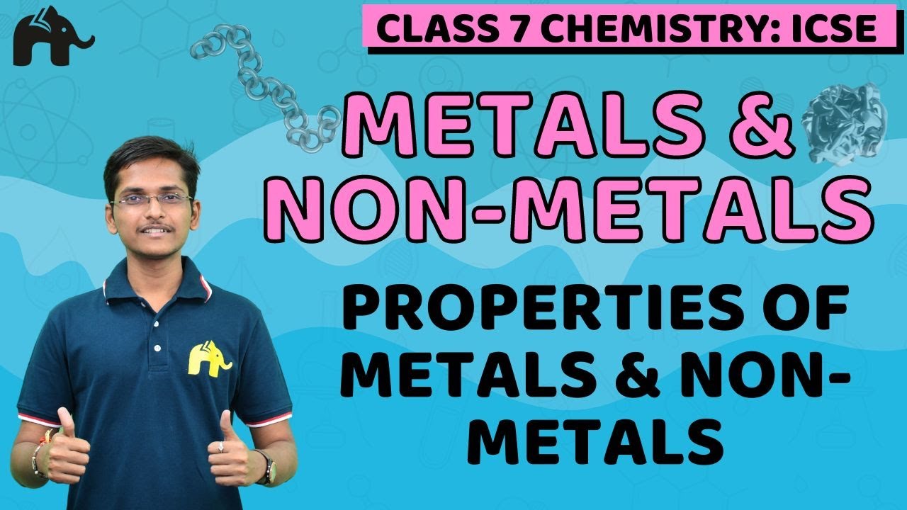 Metals & Non-Metals Class 7 Science ICSE | Selina Chapter 6 ...
