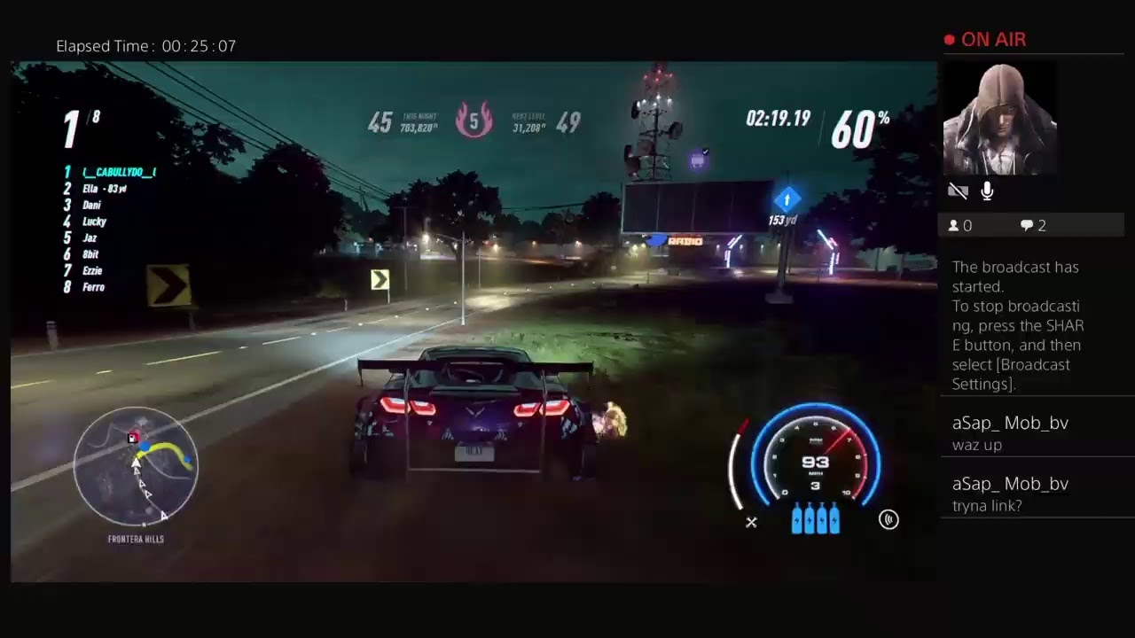 Night time racing in NEED 4 SPEED HEAT - YouTube