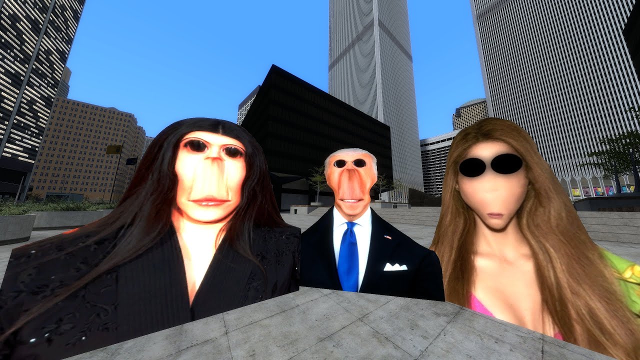 Rosalia Bizcochito, Joe Biden And Shakira Nightmare Nextbot Gmod - YouTube