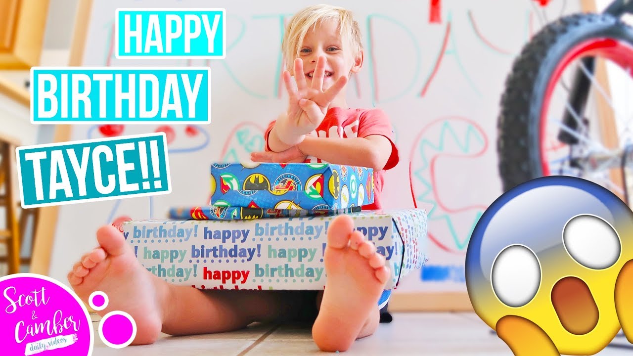 HAPPY 4TH BIRTHDAY, TAYCE!! - YouTube