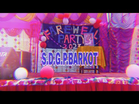 farewell party 2023 S.D.G.P.BARKOT - YouTube