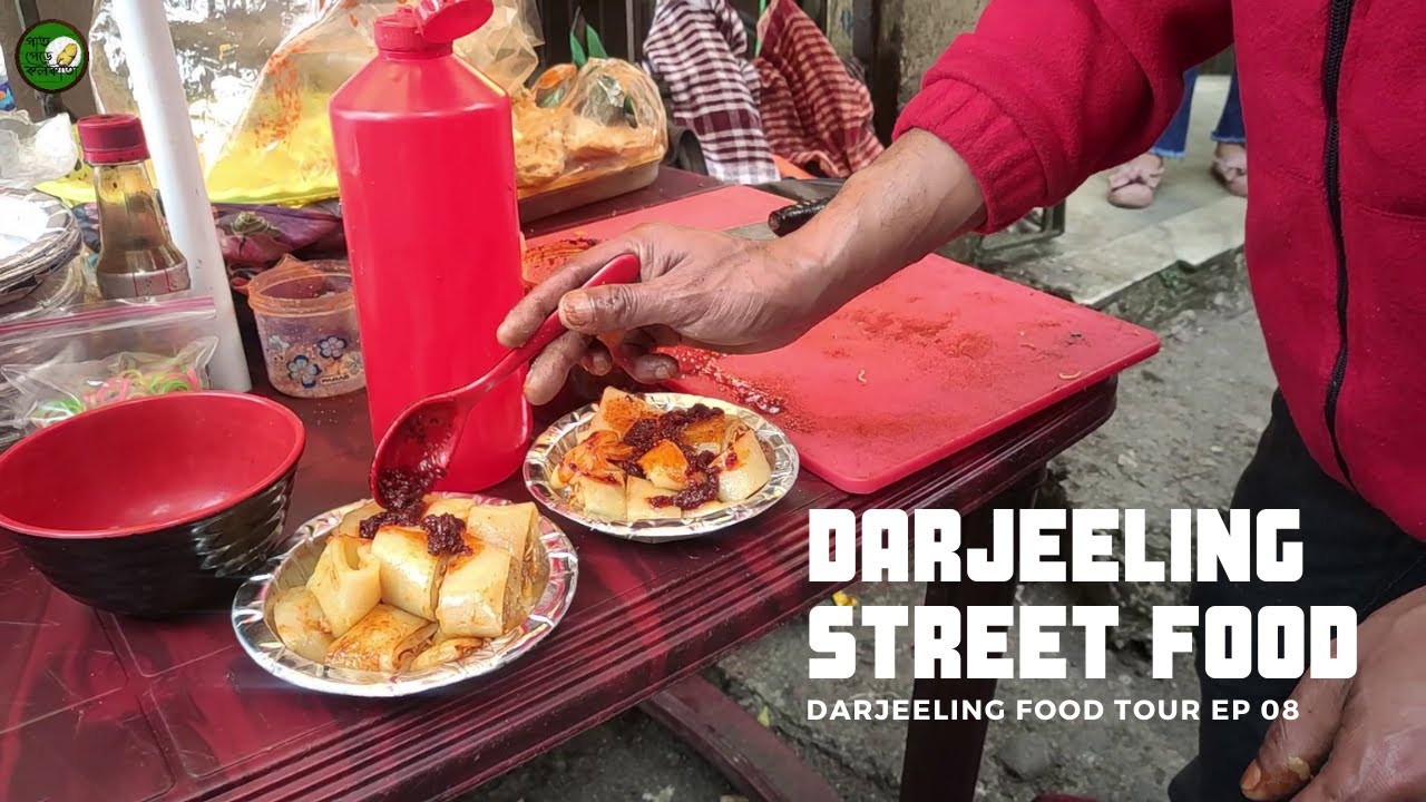 Darjeeling Street Food || Darjeeling Food Tour Ep 08 || Laphing - YouTube