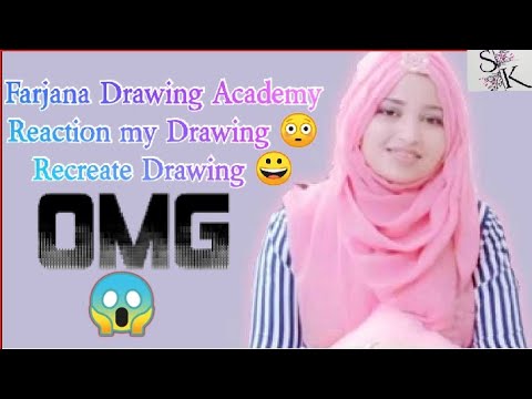 Girl drawing art 😘 inspire by Farzana drawing academy #Recreation - YouTube