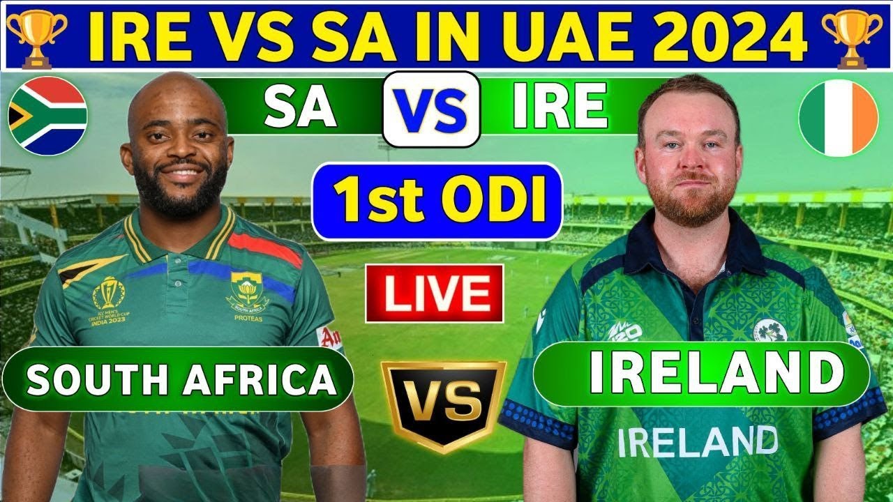 Ireland vs South Africa, 1st ODI at Abu Dhabi, IRE vs SA, Oct 02 2024 ...