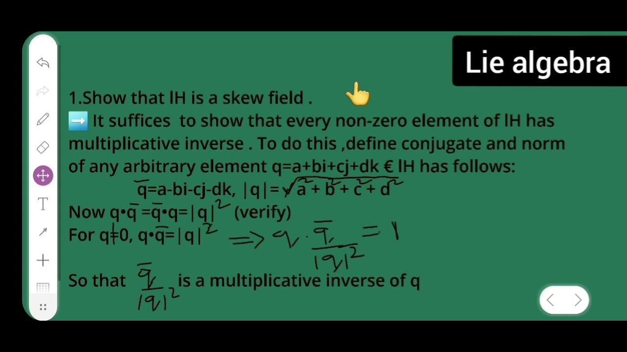 lie algebra lec1. - YouTube
