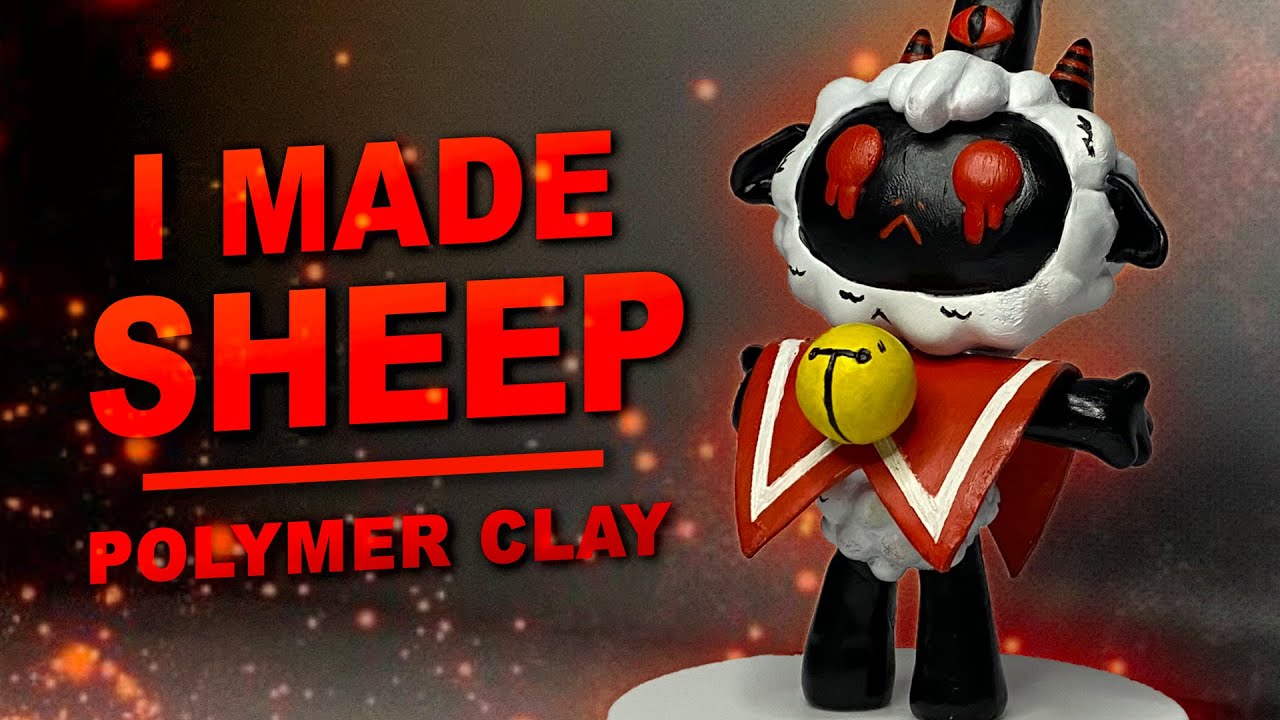How To Make a Sheep form Cult Of The Lamb | Polymer Clay - YouTube