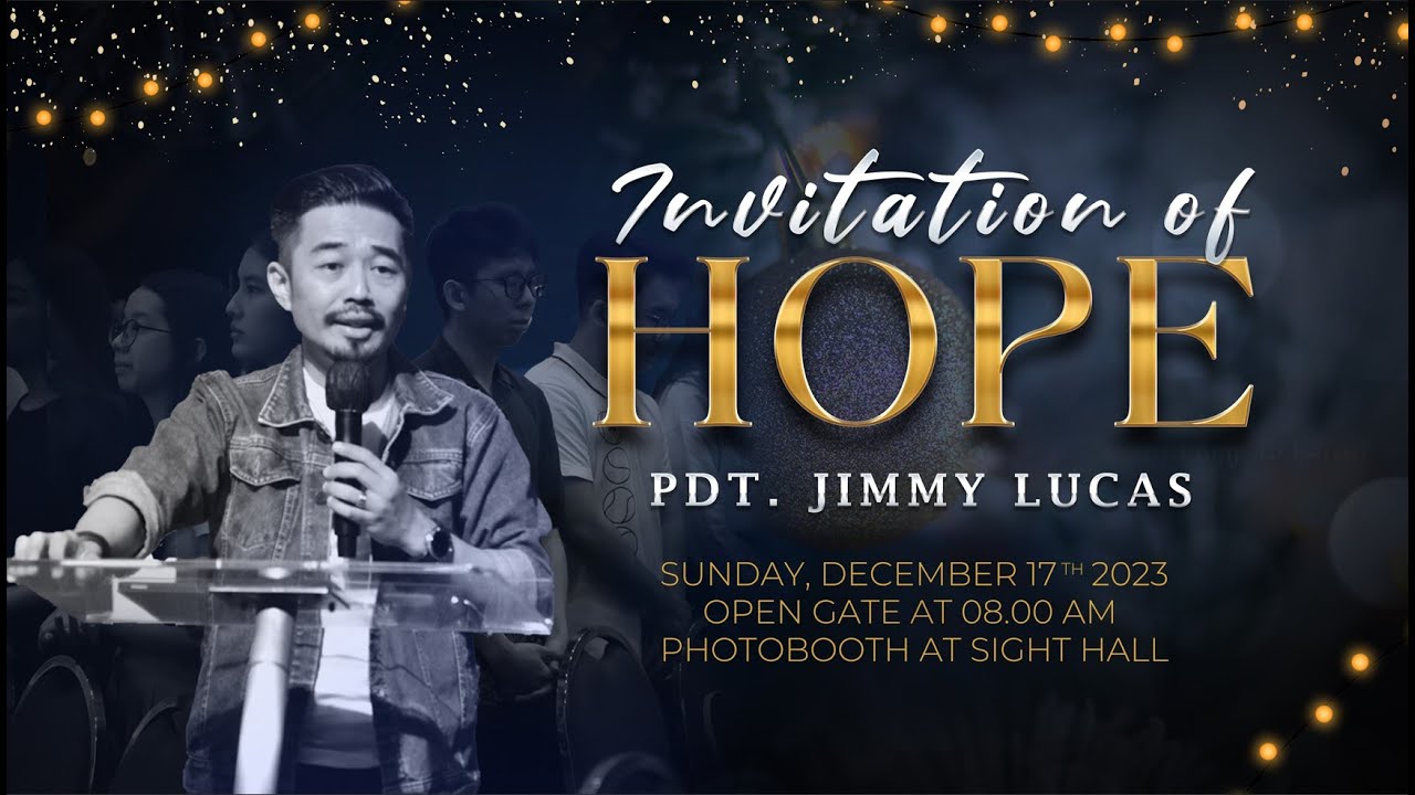 T&Y SUNDAY SERVICE, Desember 17th, 2023 - Pdt. Jimmy Lucas - Invitation ...