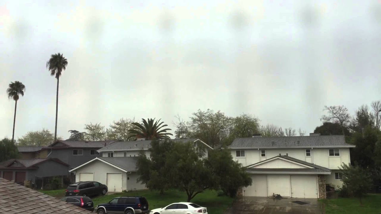 Moderate Rain Shower March 4, 2016 - YouTube