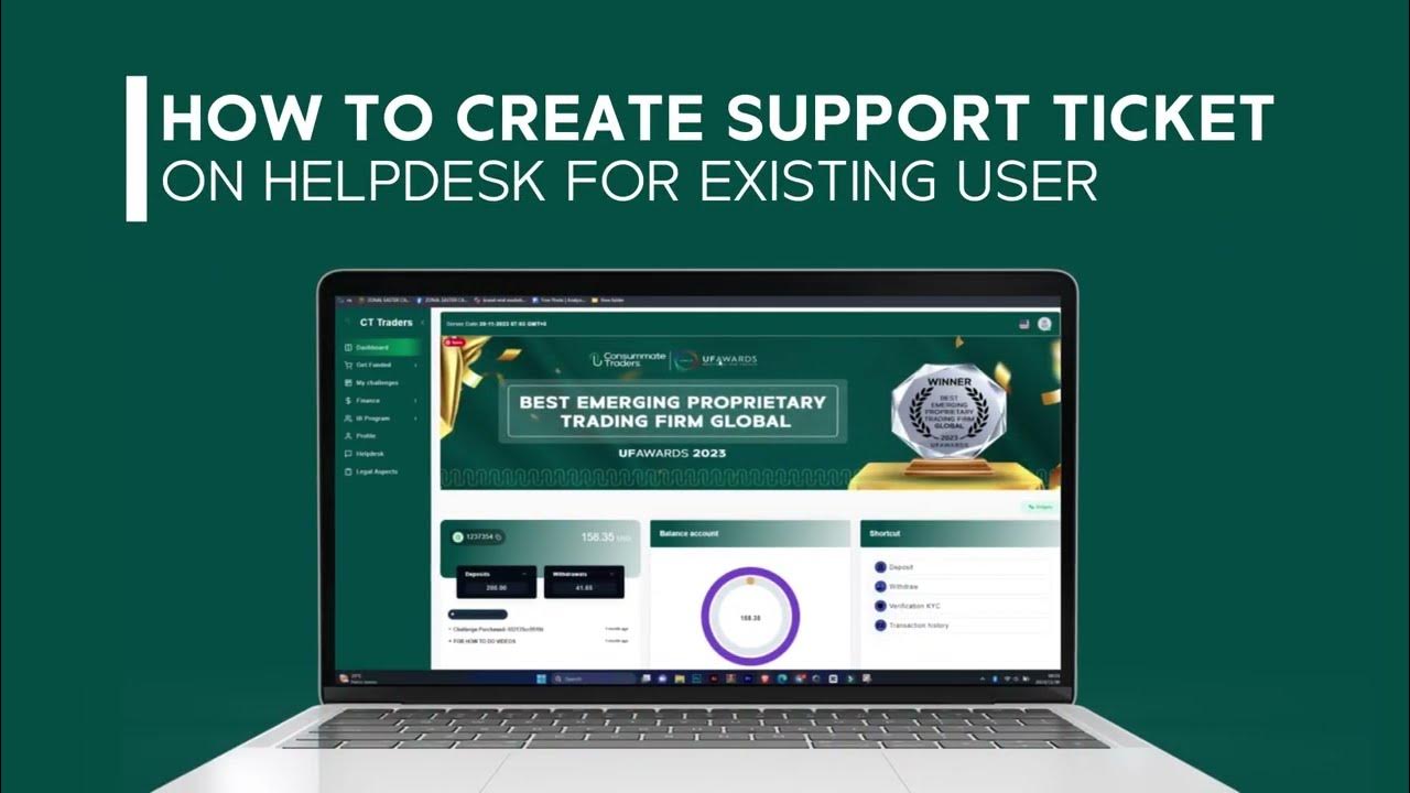 How To Create a Support Ticket on Helpdesk - YouTube