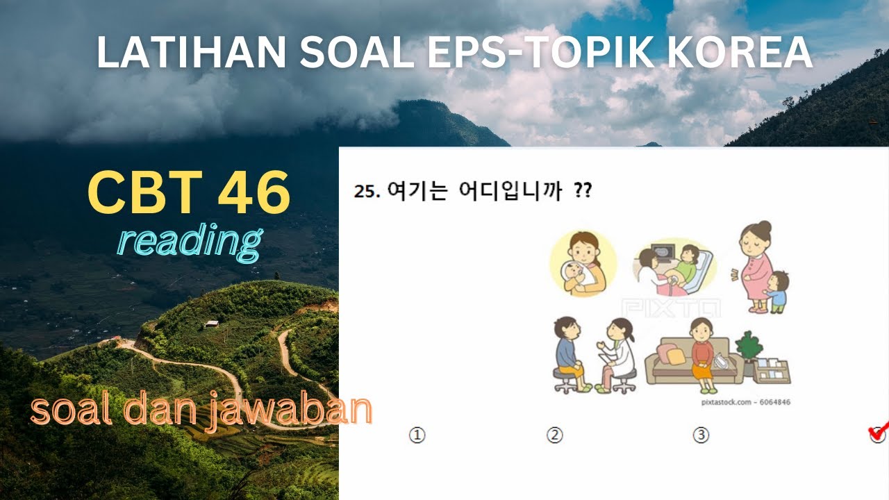 video latihan soal eps-topik korea CBT 46 reading @sonsaengnim546 - YouTube