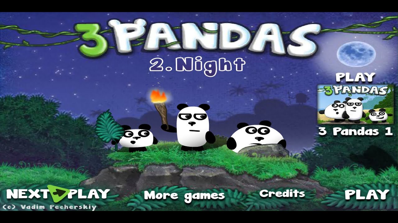 3 pandas 2: at night (100% playthrough) - YouTube