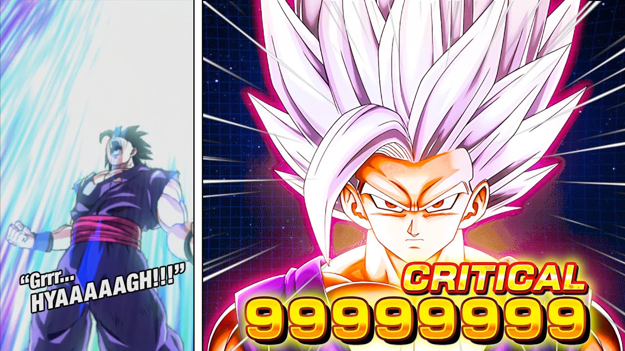[Dokkan Battle] LR ULTIMATE (BEASTLESS) GOHAN ACTIVE SKILL MAX DAMAGE ...