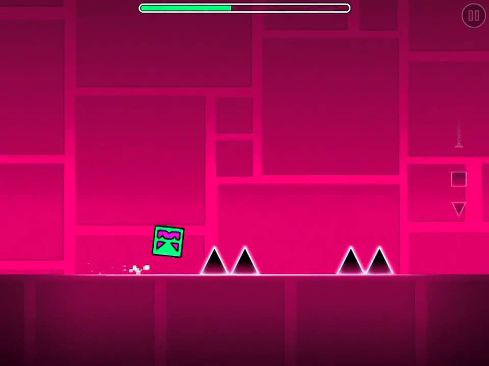 Geometry dash back on track - YouTube