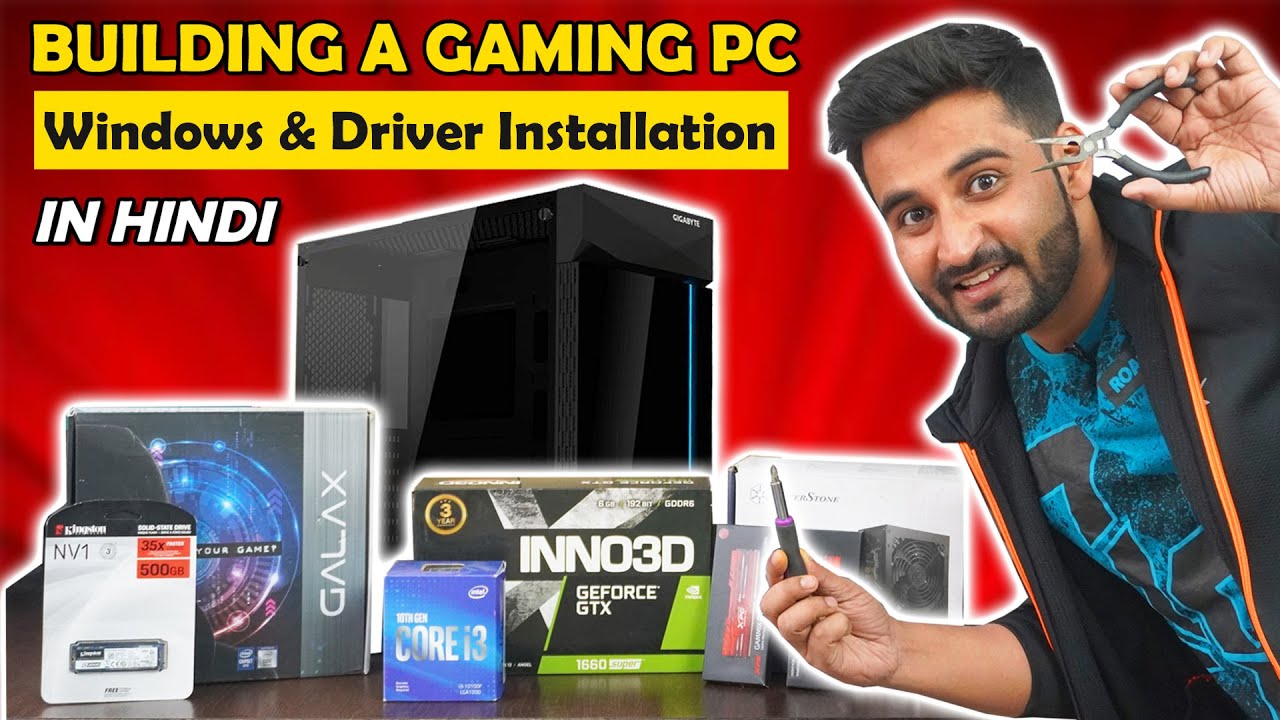 PC Building Guide 2021 | Windows & Driver Installation in HINDI - YouTube