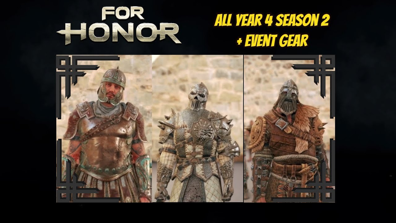For Honor - All new gear coming in year 4 season 2 - YouTube