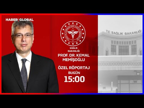 CANLI YAYIN I Sağlık Bakanı Kemal Memişoğlu Haber Global'de |  Sigara Yasağı... Atama... Bağımlılık