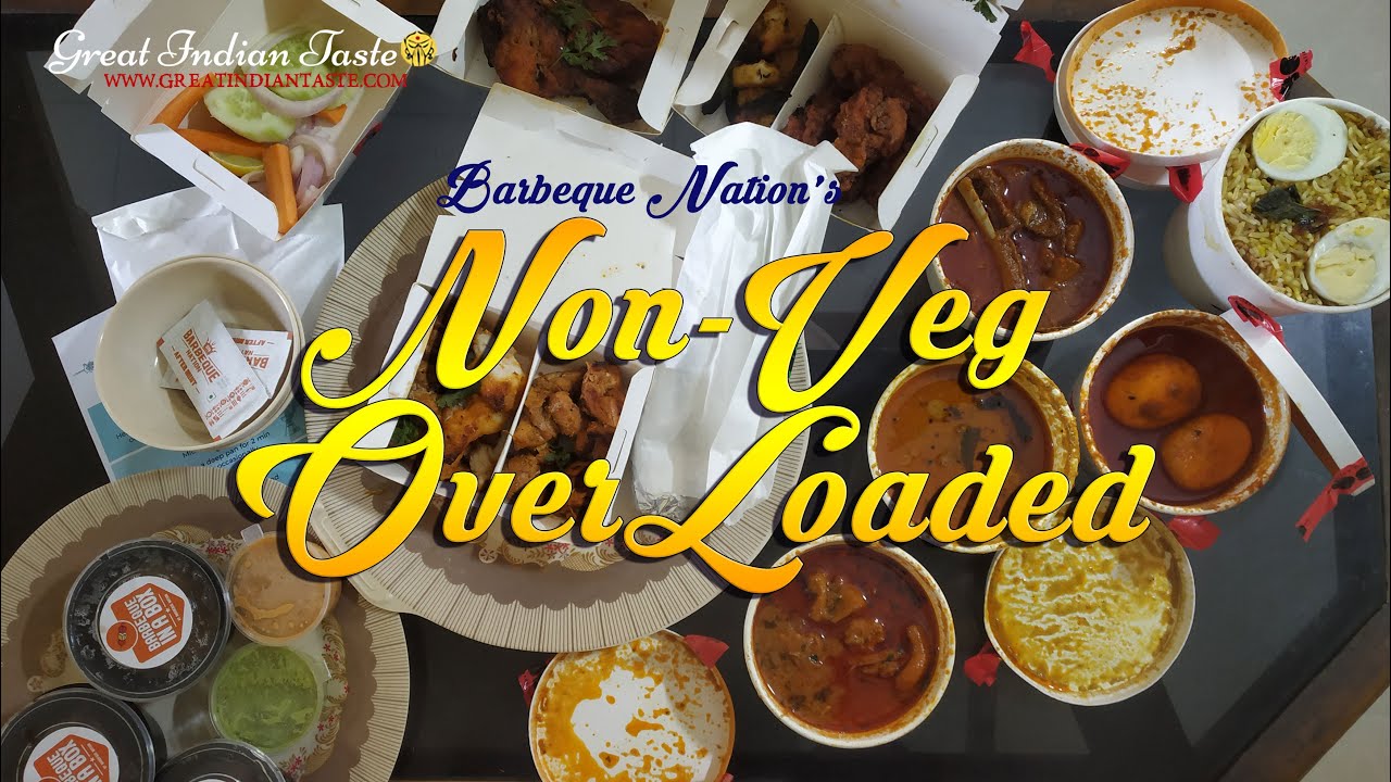 Barbeque Nation's Non Veg Overloaded Box (Food Unboxing) | Food ...