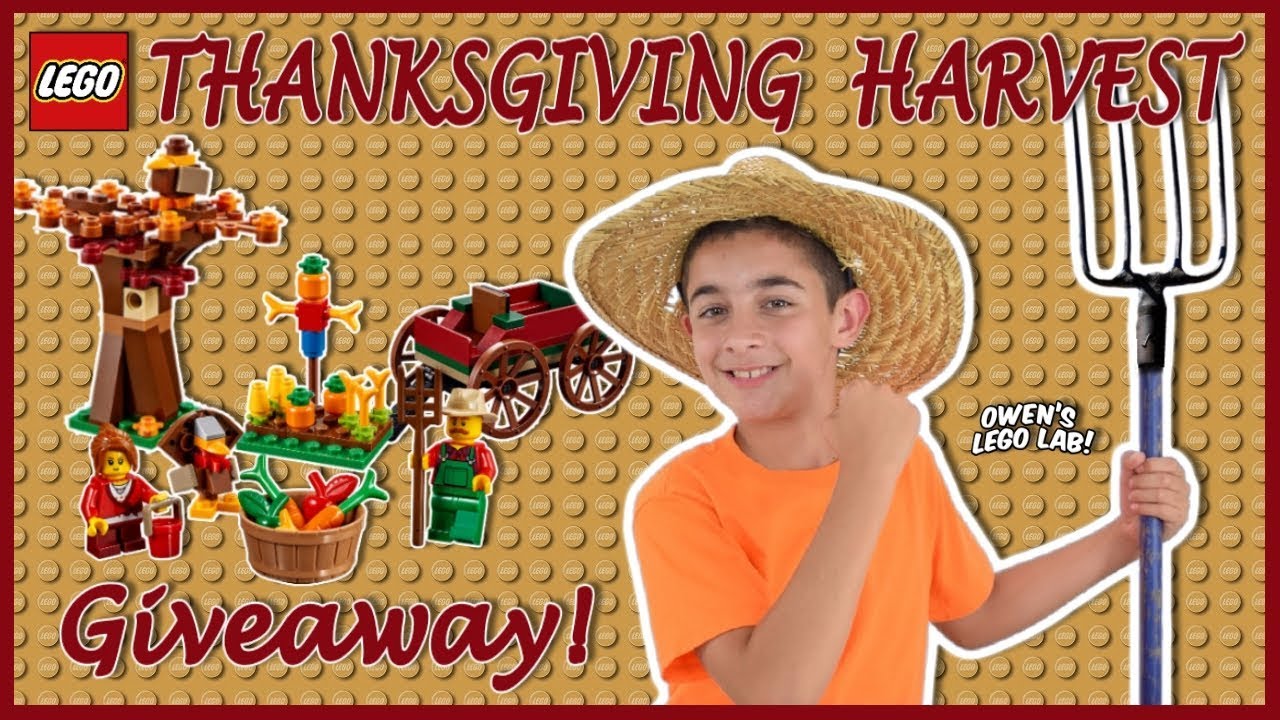 LEGO Thanksgiving Harvest #40261 GIVEAWAY! - YouTube