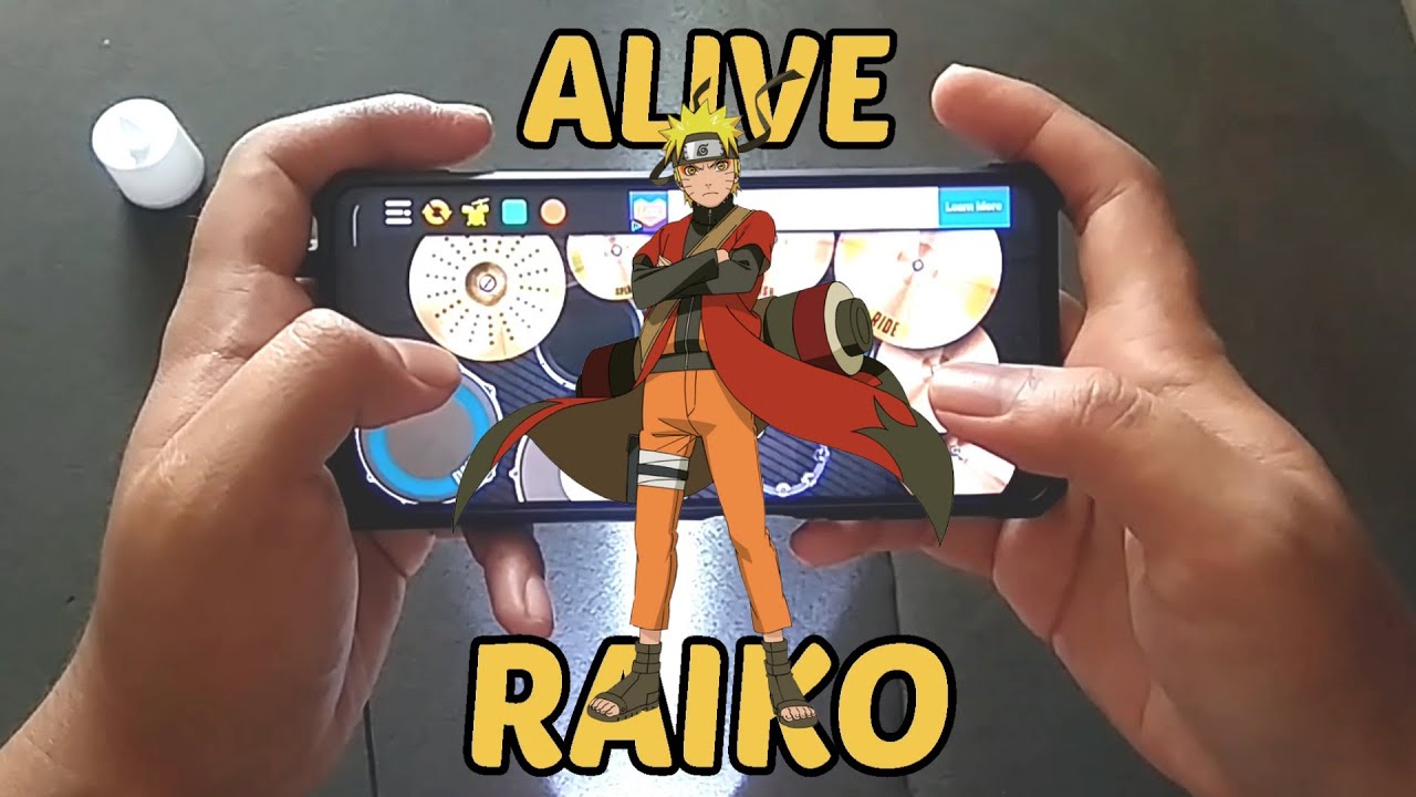 RAIKO - ALIVE | NARUTO SONG COVER REAL DRUM - YouTube