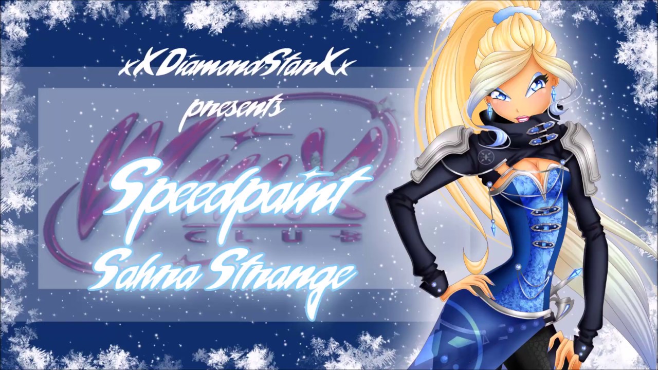 [Speedpaint Winx Oc] LINEART + COLOR (Sahra Strange) - YouTube