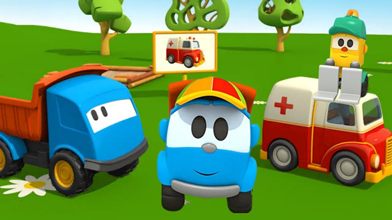 leo's car game video | leo car cartoon video | leo truck full episodes ...