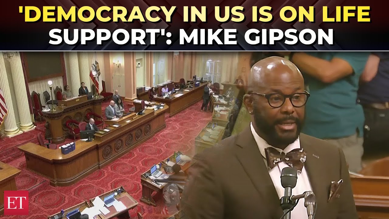'Democracy in US is on life support,' California Dem Mike Gipson warns ...