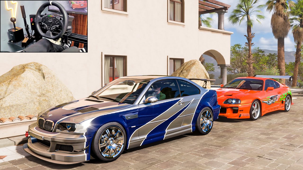 F&F A80 SUPRA & NFS MW BMW M3 GTR | Forza Horizon 5 | Moza R5 - YouTube
