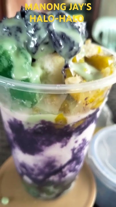 MANONG JAY'S HALO-HALO @ MANONG JAY'S BEEF MAMI HOUSE - YouTube