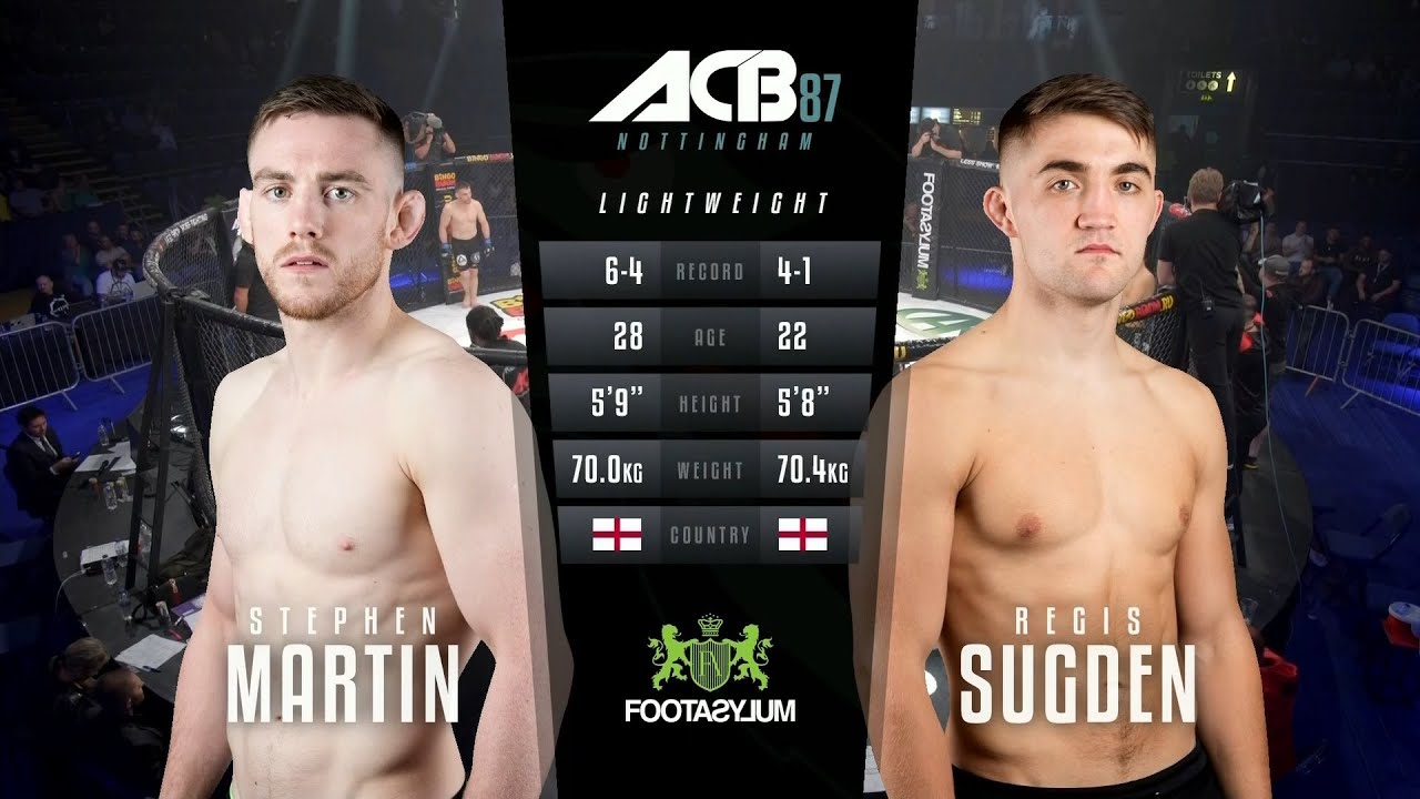 Стивен Мартин vs. Реджис Сагден | Stephen Martin vs. Regis Sugden | ACB ...