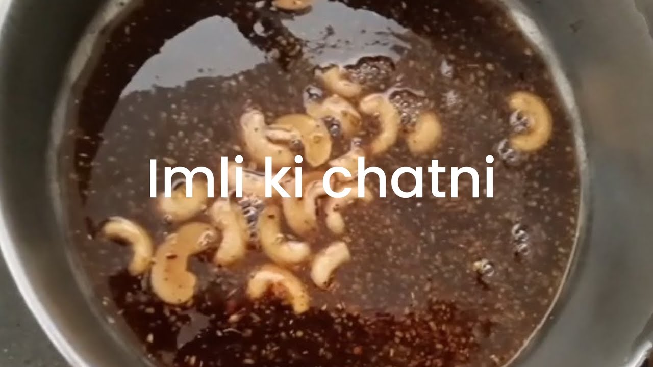Khatti meethi imali ki chatni - YouTube