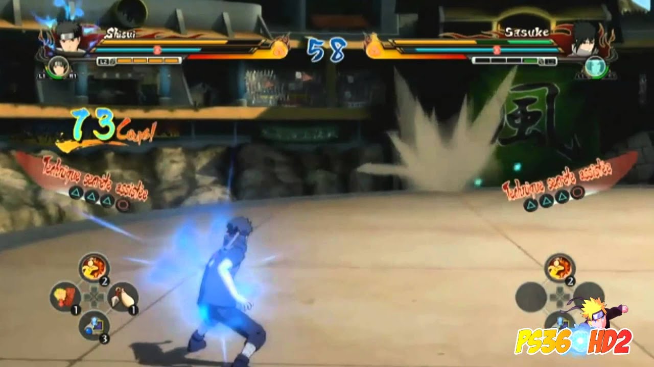 Naruto Shippuden Ultimate Ninja Storm Revolution - Shisui vs Sasuke ...