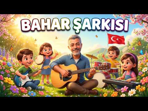 Bahar Şarkısı | Çocuklar İçin Neşeli Bahar Marşı | Pixar Tarzı Animasyonlu Video🎵