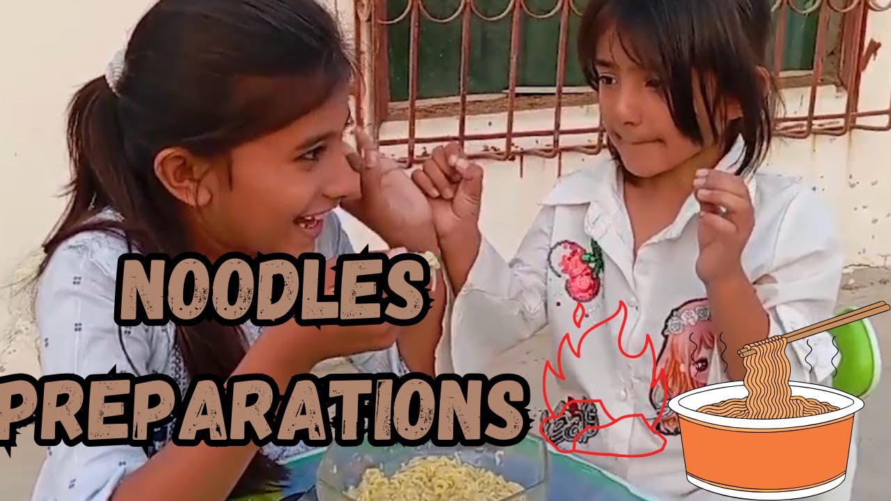 Noodle Preparation | noodle prepared by a kids on Coal | Fab Family #dangerous #vlog #noodels ...