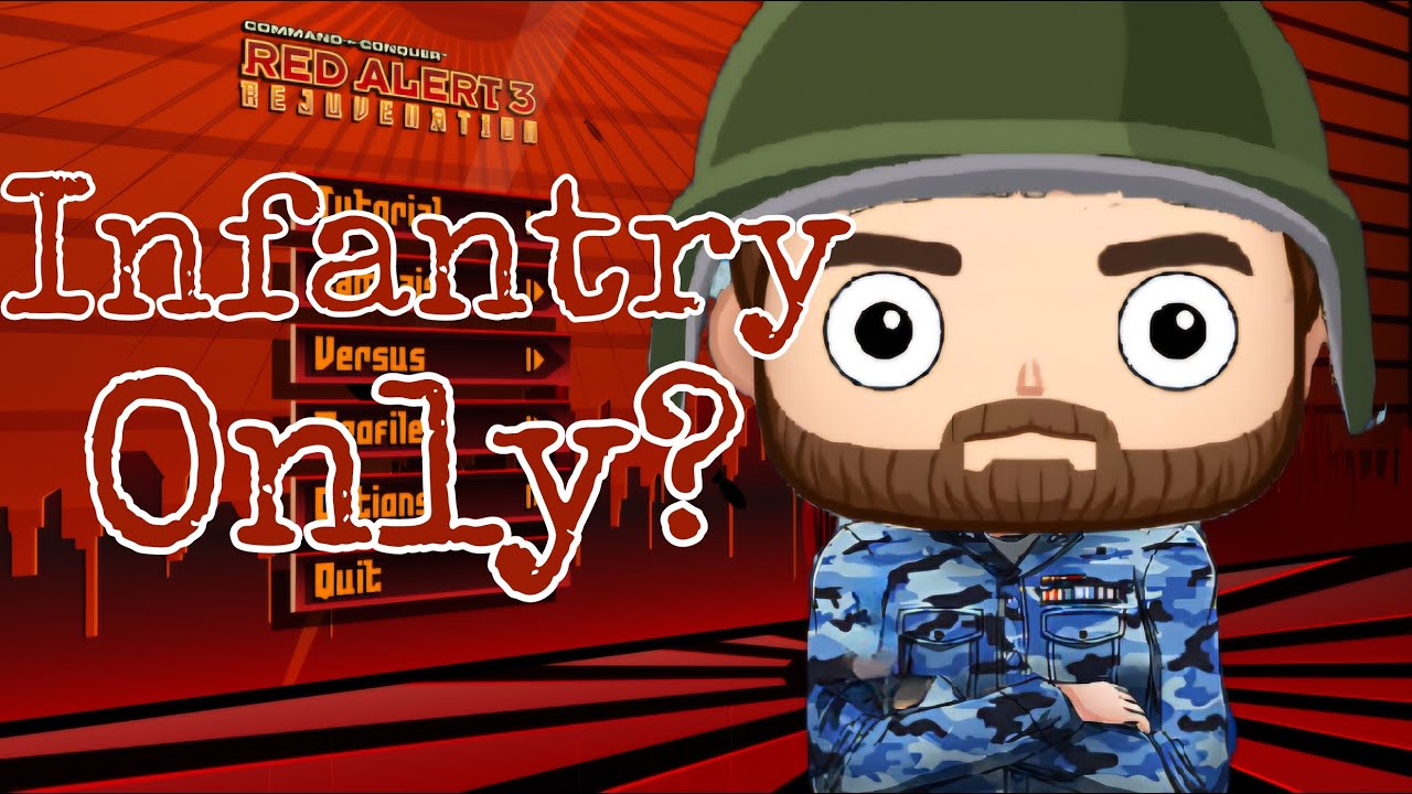 Can I Win with JUST INFANTRY? Red Alert 3 - YouTube