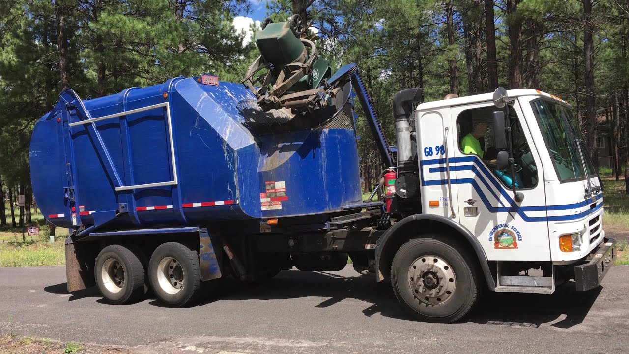City of Flagstaff ⇨ Condor Heil Rapid Rail Recycle Truck - YouTube