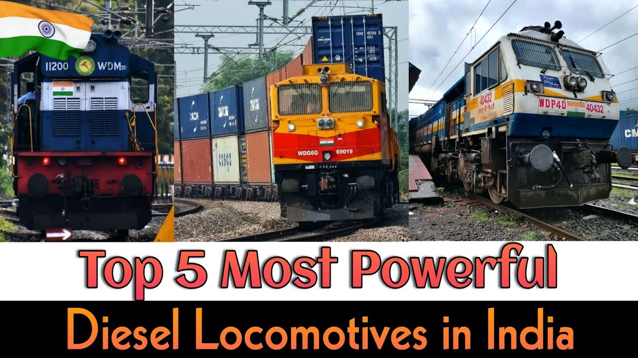 Top 5 Most Powerful Diesel Locomotive in India 2023 || India's Most ...