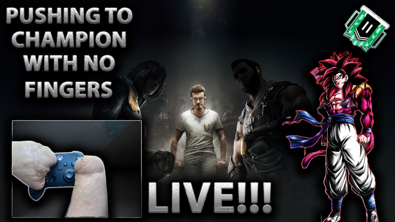 PUSHING TO CHAMPION WITH NO FINGERS LIVE!!! (CURRENT RANK EMERALD II ...