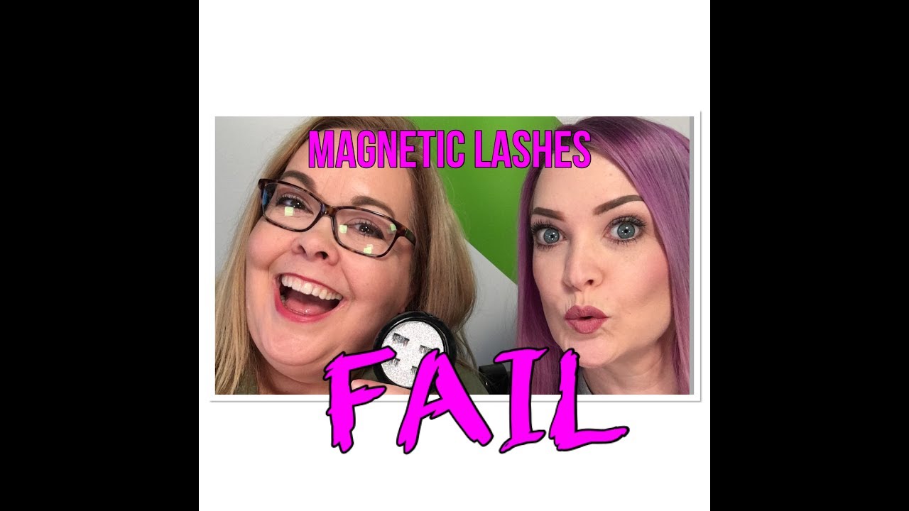 Magnetic Eyelash FAIL - YouTube